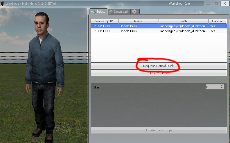 How to use !wardrobe for in-game player models! (wardrobe_usenewmenu 1 edition) - Guides ...